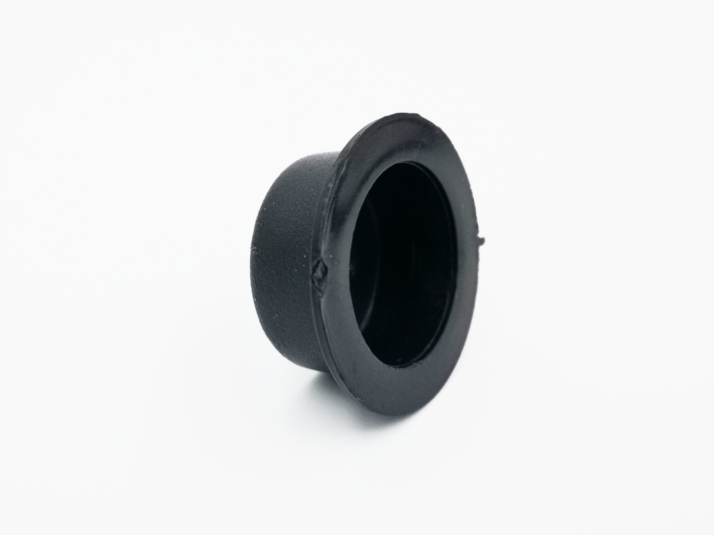 Round Flat-Shape End Tube Insert, for Ø 1/2" Diameter Tube - Factoplastica