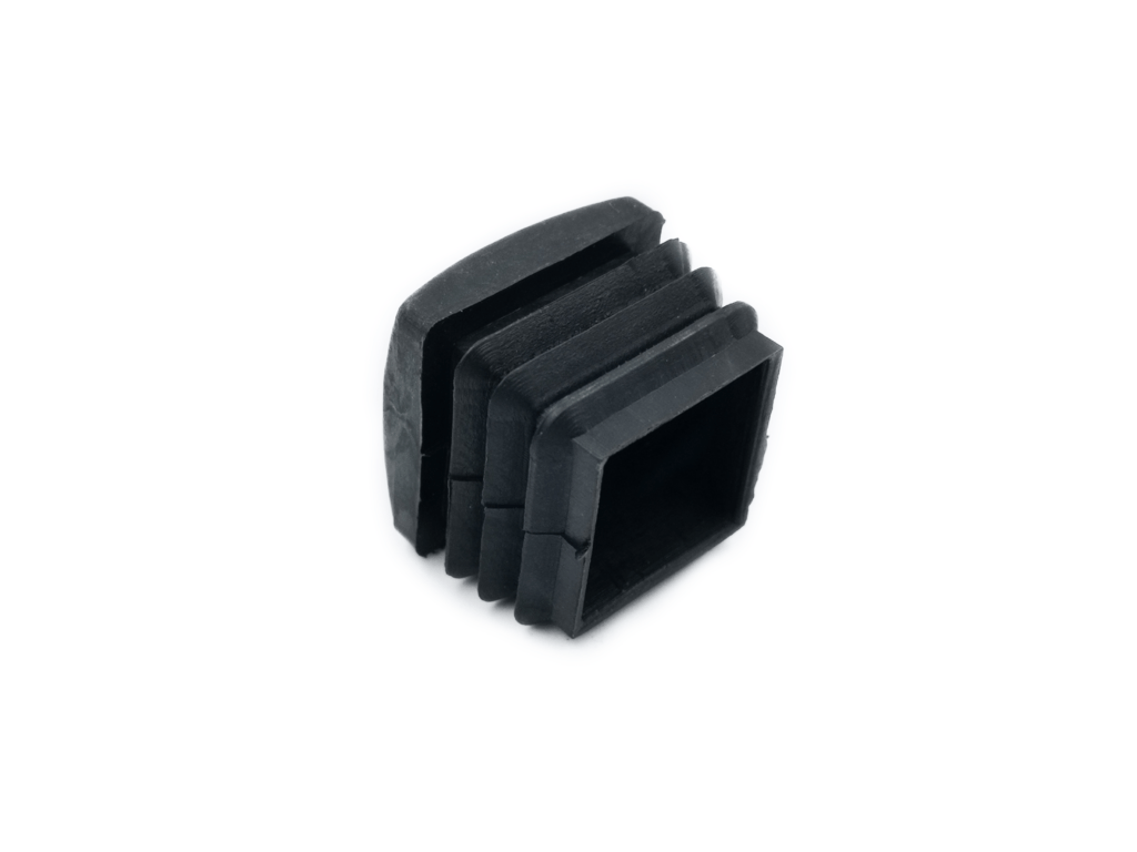 254 – Square Curved-Shape End Tube Insert Fins, 25 x 25 mm